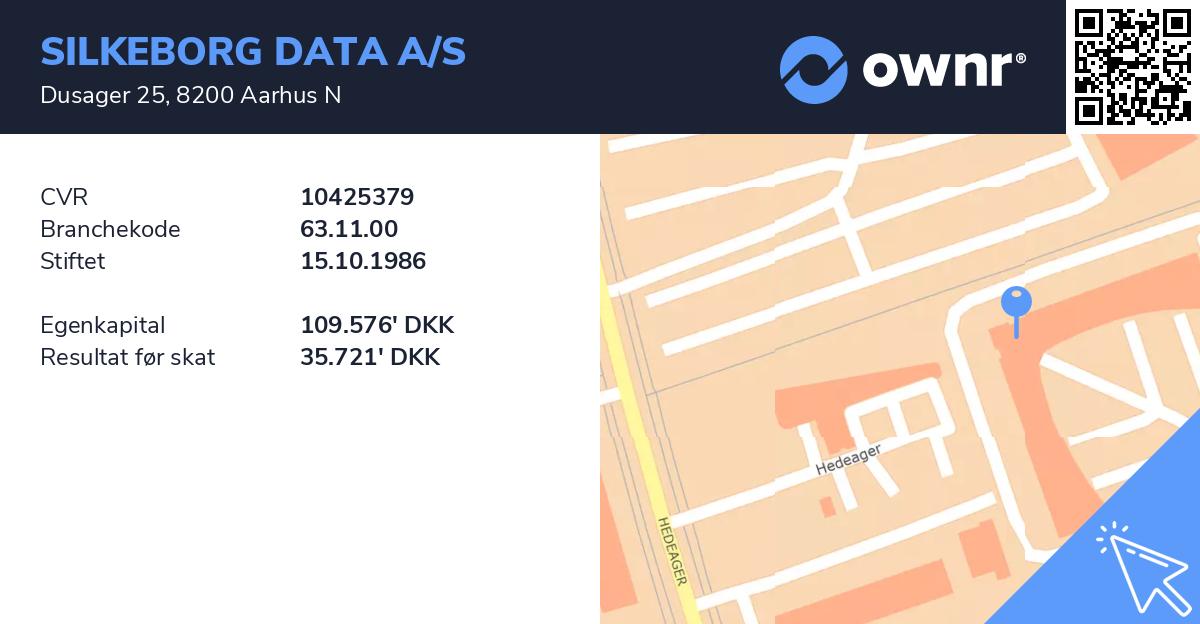 SILKEBORG DATA A/S - Se overskud, ejere, tidslinje og regnskaber - ownr®