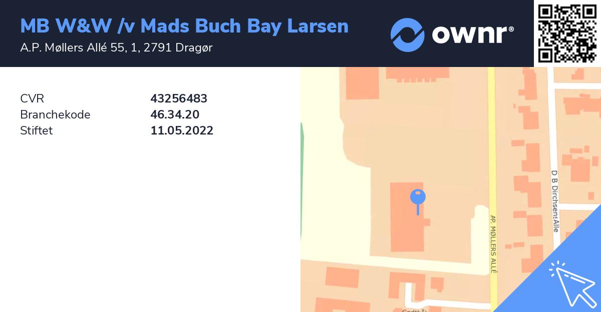 MB W&W /v Mads Buch Bay Larsen - Se overskud, ejere, tidslinje og ...