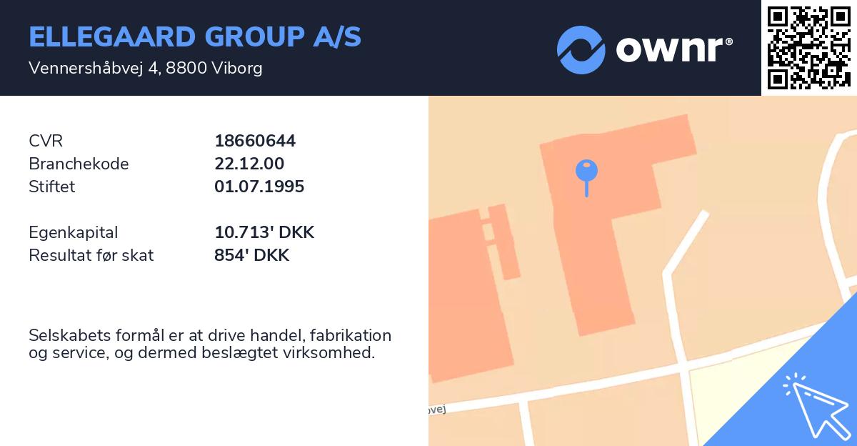 ELLEGAARD GROUP A/S - Se overskud, ejere, tidslinje og regnskaber - ownr®