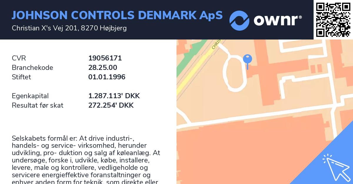 JOHNSON CONTROLS DENMARK ApS - Se overskud, ejere, tidslinje og ...