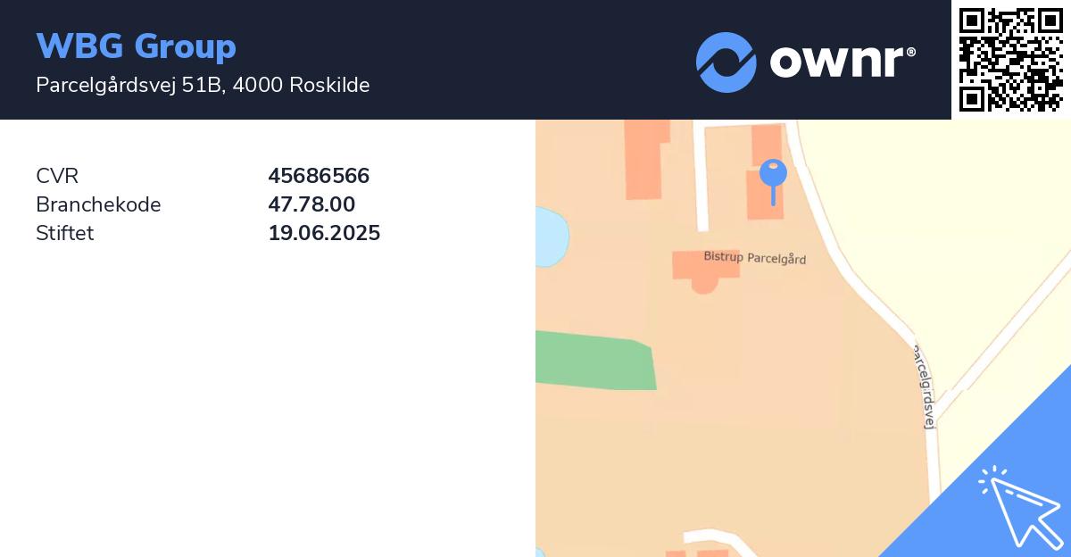 WBG Group - Se overskud, ejere, tidslinje og regnskaber - ownr®