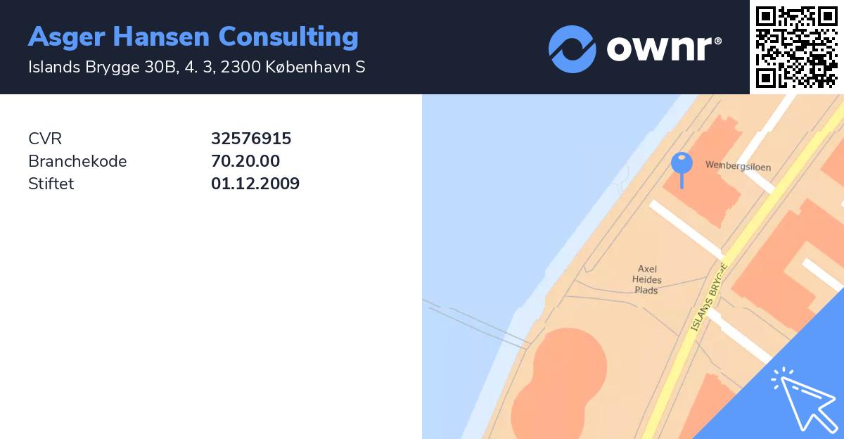 Asger Hansen Consulting - Se overskud, ejere, tidslinje og regnskaber ...