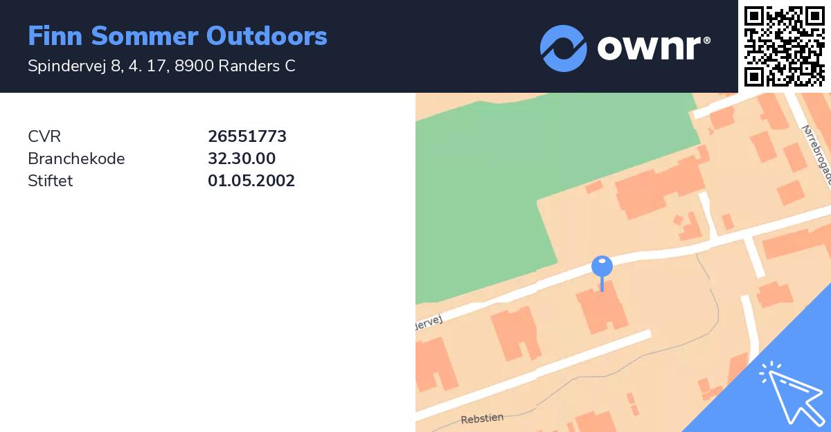 Finn Sommer Outdoors - Se overskud, ejere, tidslinje og regnskaber - ownr®