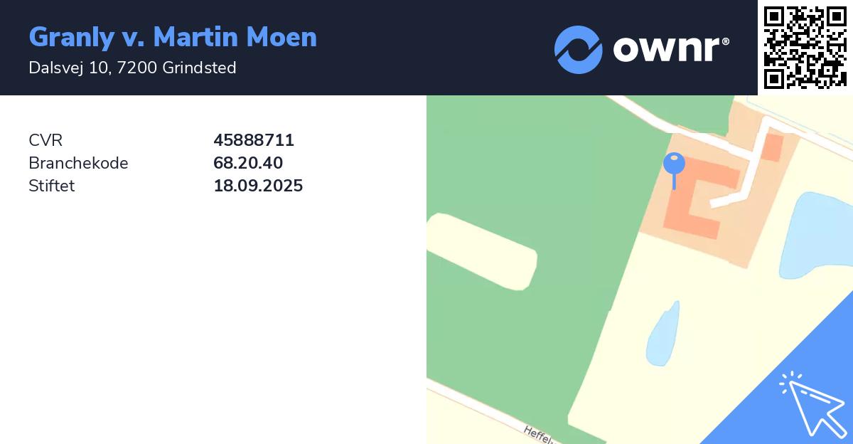 Granly v. Martin Moen - Se overskud, ejere, tidslinje og regnskaber - ownr®