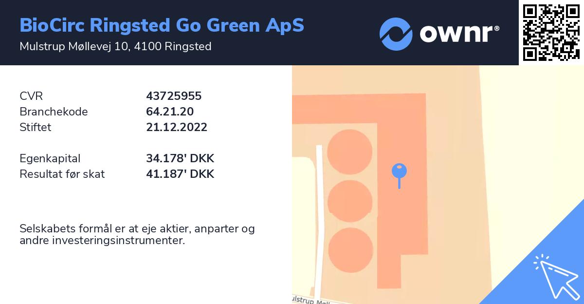 Ringsted Go Green ApS - Se overskud, ejere, tidslinje og regnskaber - ownr®