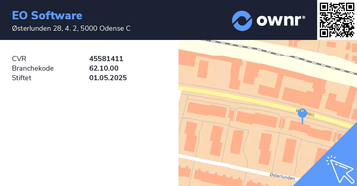 EO Software - Se overskud, ejere, tidslinje og regnskaber - ownr®