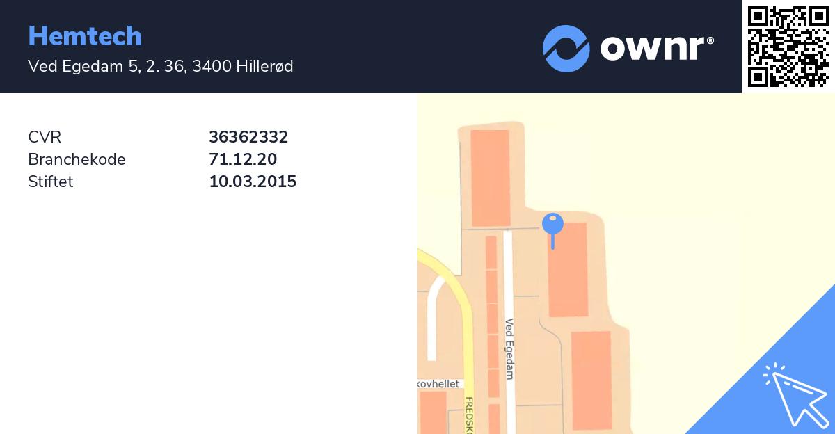 Hemtech - Se overskud, ejere, tidslinje og regnskaber - ownr®
