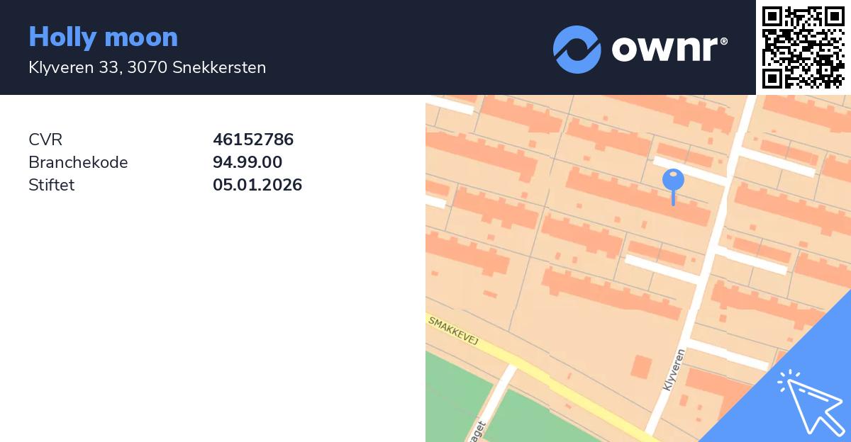Holly moon - Se overskud, ejere, tidslinje og regnskaber - ownr®