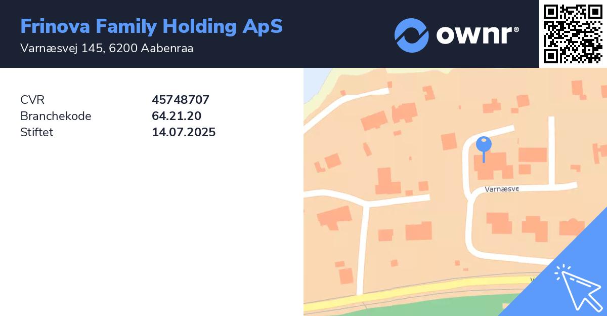 Frinova Family Holding ApS - Se overskud, ejere, tidslinje og ...