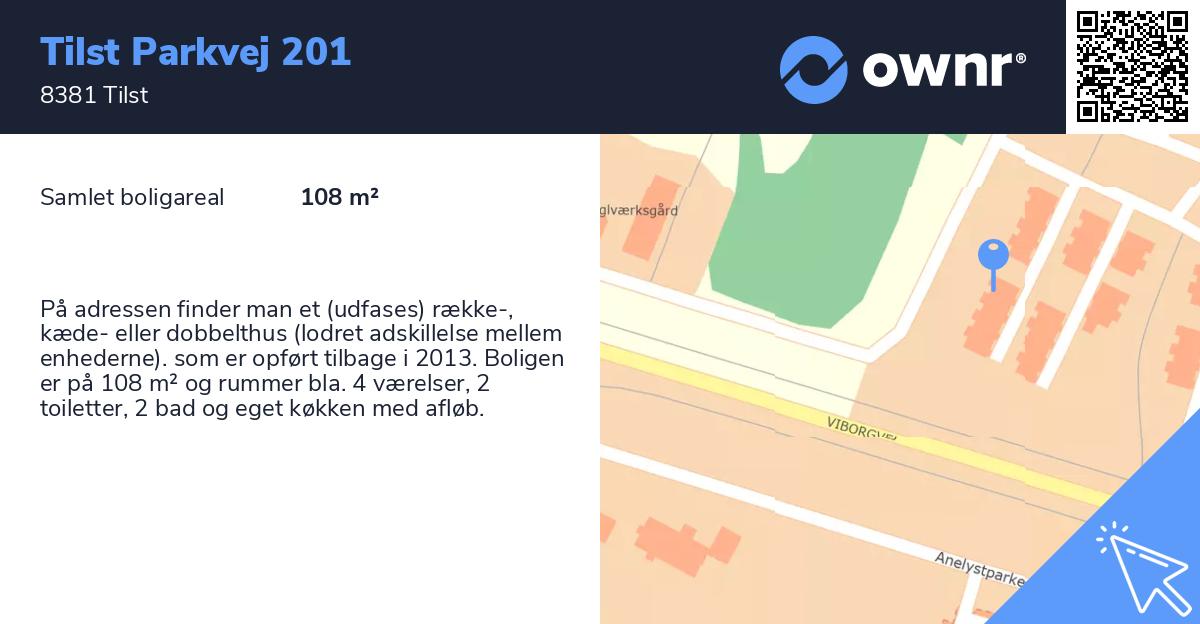 Se ejendommen på Tilst Parkvej 201, 8381 Tilst - ownr®