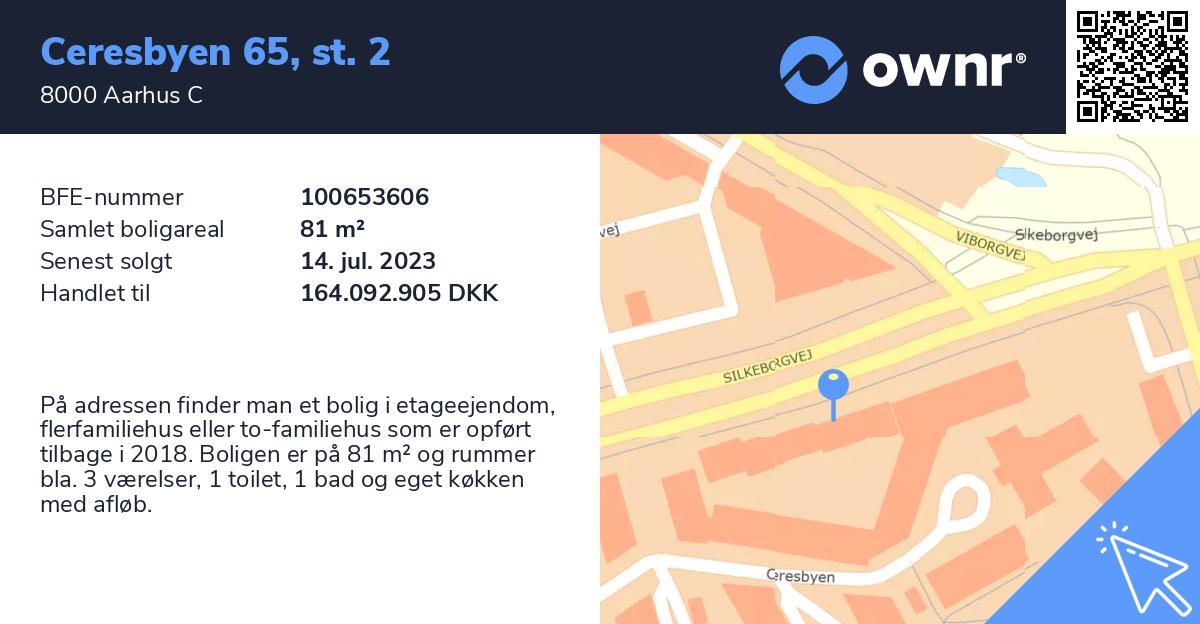Se ejendommen på Ceresbyen 65, st. 2, 8000 Aarhus C - ownr®