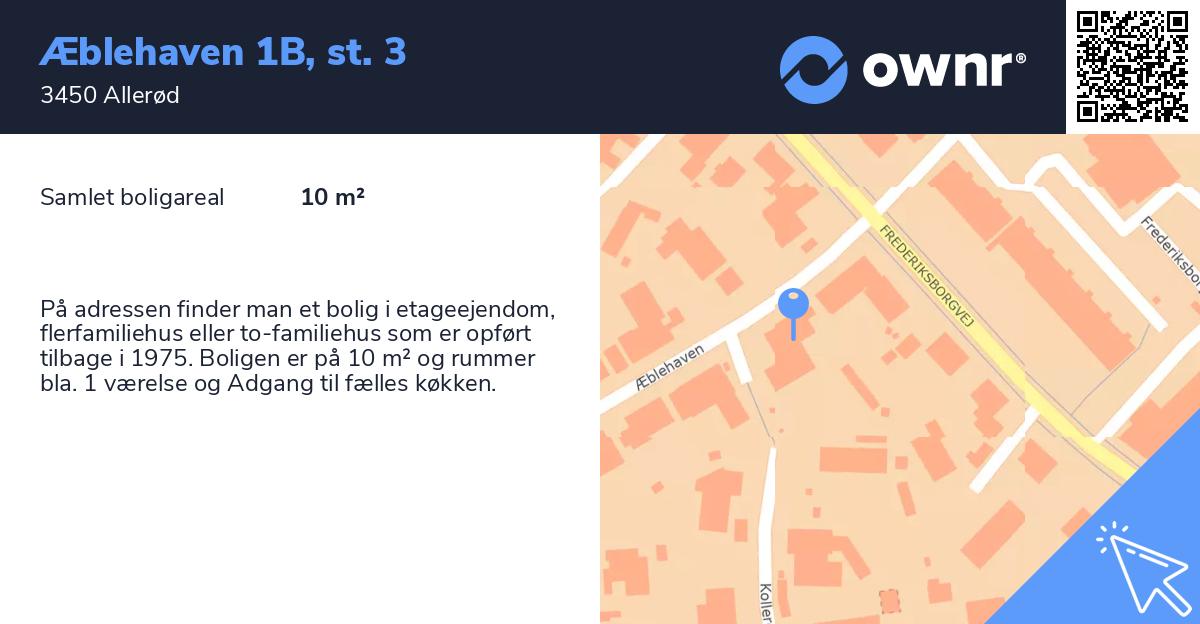 Se ejendommen på Æblehaven 1B, st. 3, 3450 Allerød - ownr®