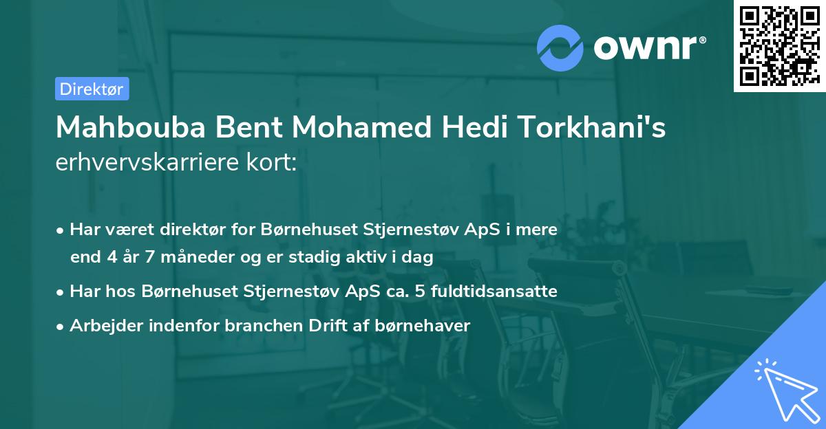Mahbouba Bent Mohamed Hedi Torkhani har 2 erhvervsroller » Er bosat i ...