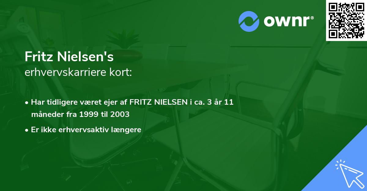 Fritz Nielsen har 0 erhvervsroller » Er bosat i Danmark - ownr®