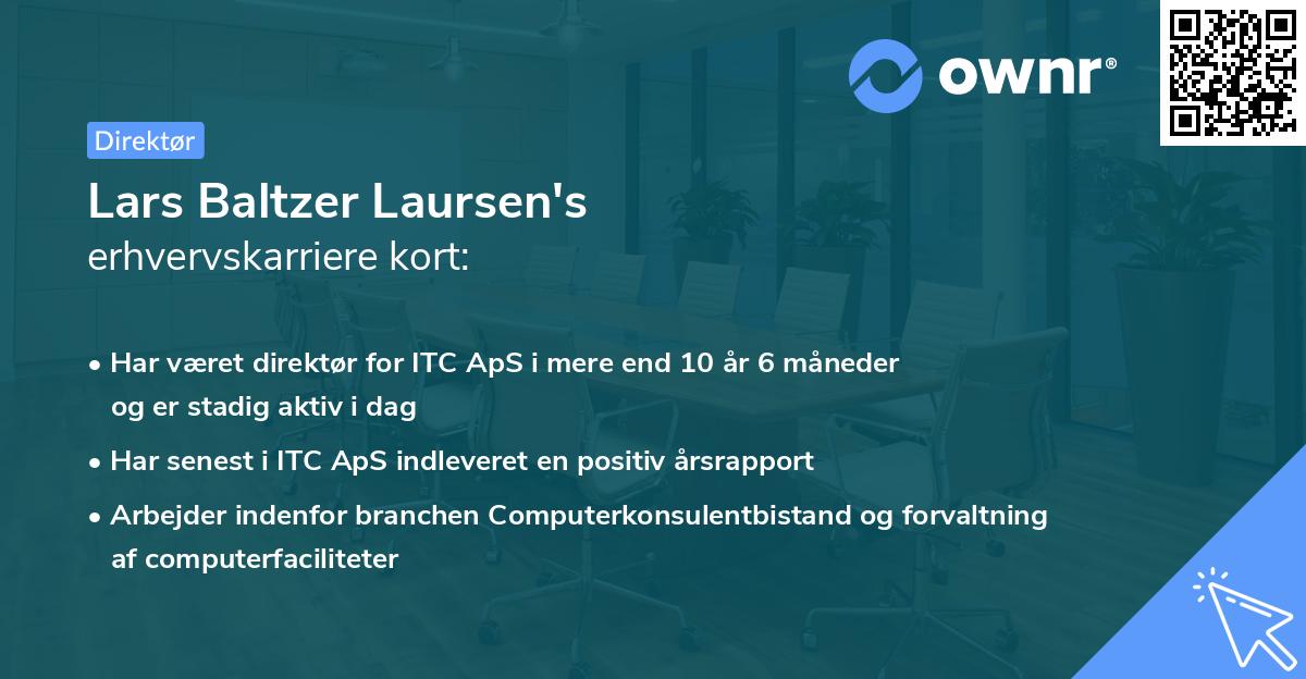 Lars Baltzer Laursen har 2 erhvervsroller » Er bosat i Danmark - ownr®