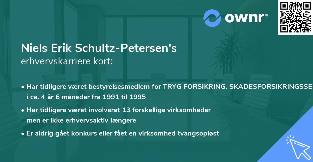 Niels Erik Schultz-Petersen har 0 erhvervsroller » Er bosat i Danmark ...